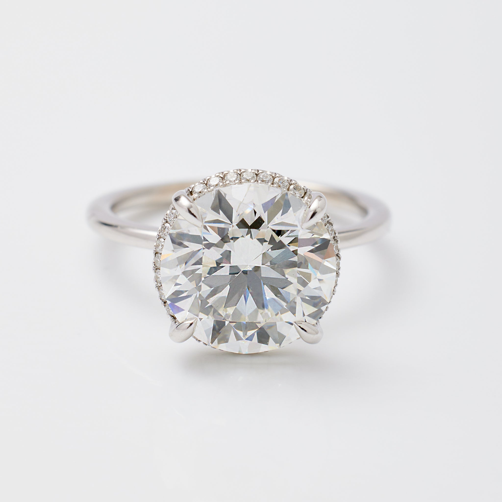 Round-Brilliant Lab Diamond Solitaire Ring